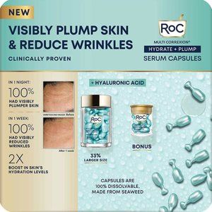 Roc | Skincare | Roc Hydrate And Plump Night Serum Capsules 5count ...
